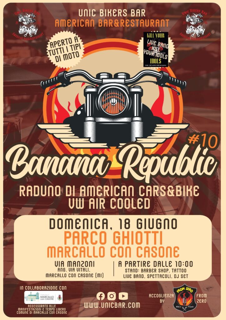 🔥#10 BANANA REPUBLIC 🔥 18 GIUGNO 2023 - Unic Bikers Bar